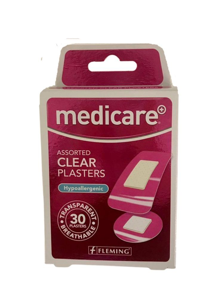 Medicare Assorted Transparent Plasters 30's - Adrian Dunne Pharmacy
