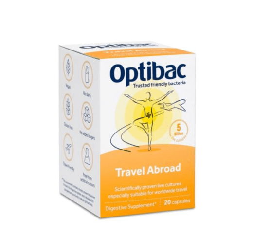 Optibac Travel Abroad 20's - Adrian Dunne Pharmacy